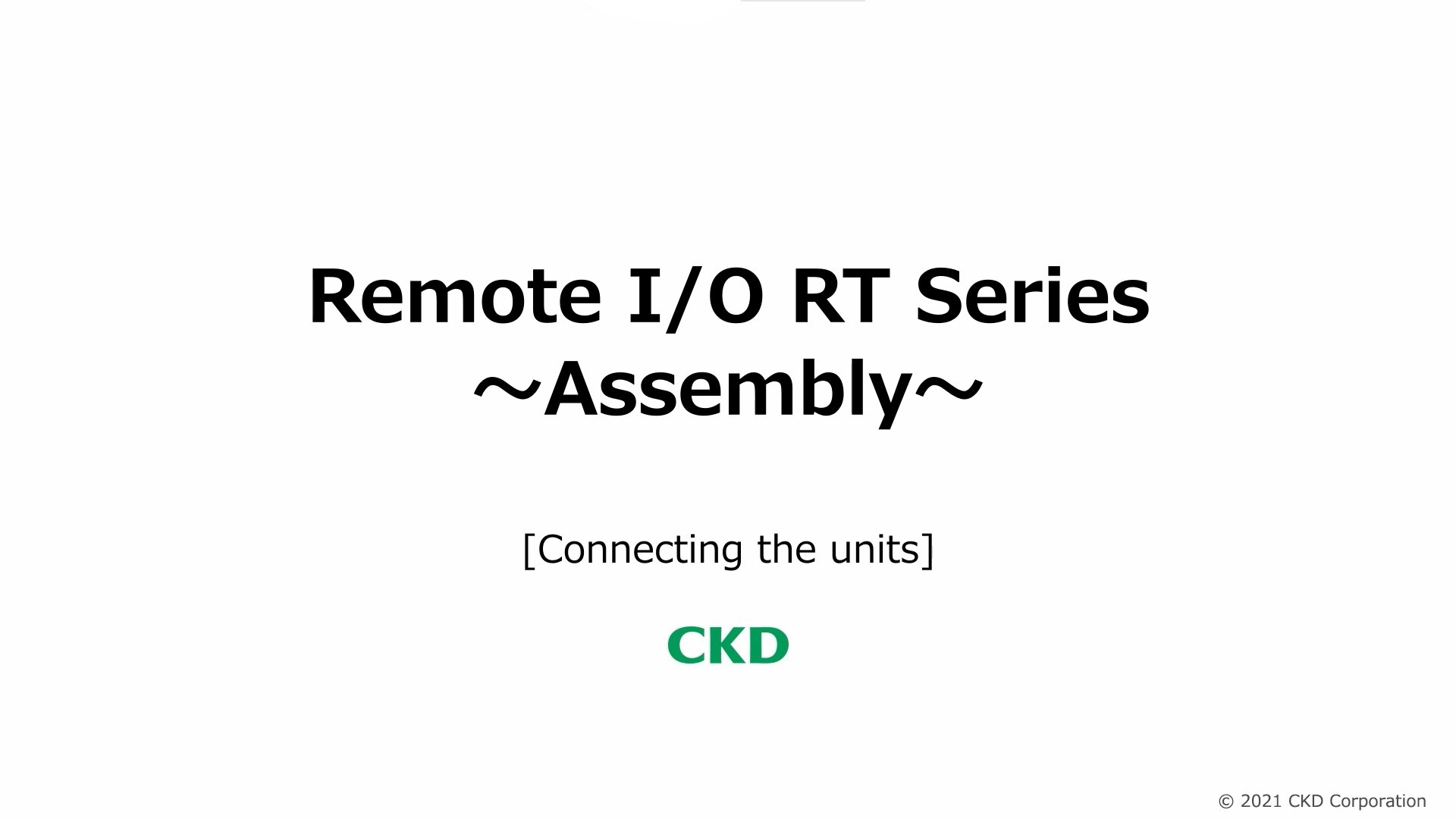 远程I/O RT | 产品信息 | CKD株式会社 企业网站